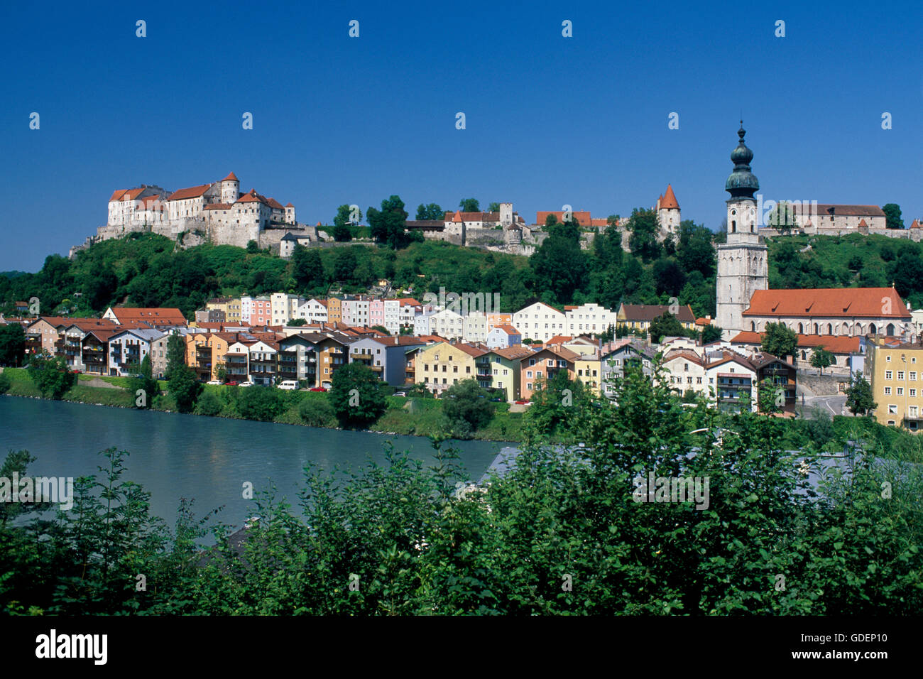 Burghausen, Lower Bavaria, Bavaria, Germany Stock Photo - Alamy