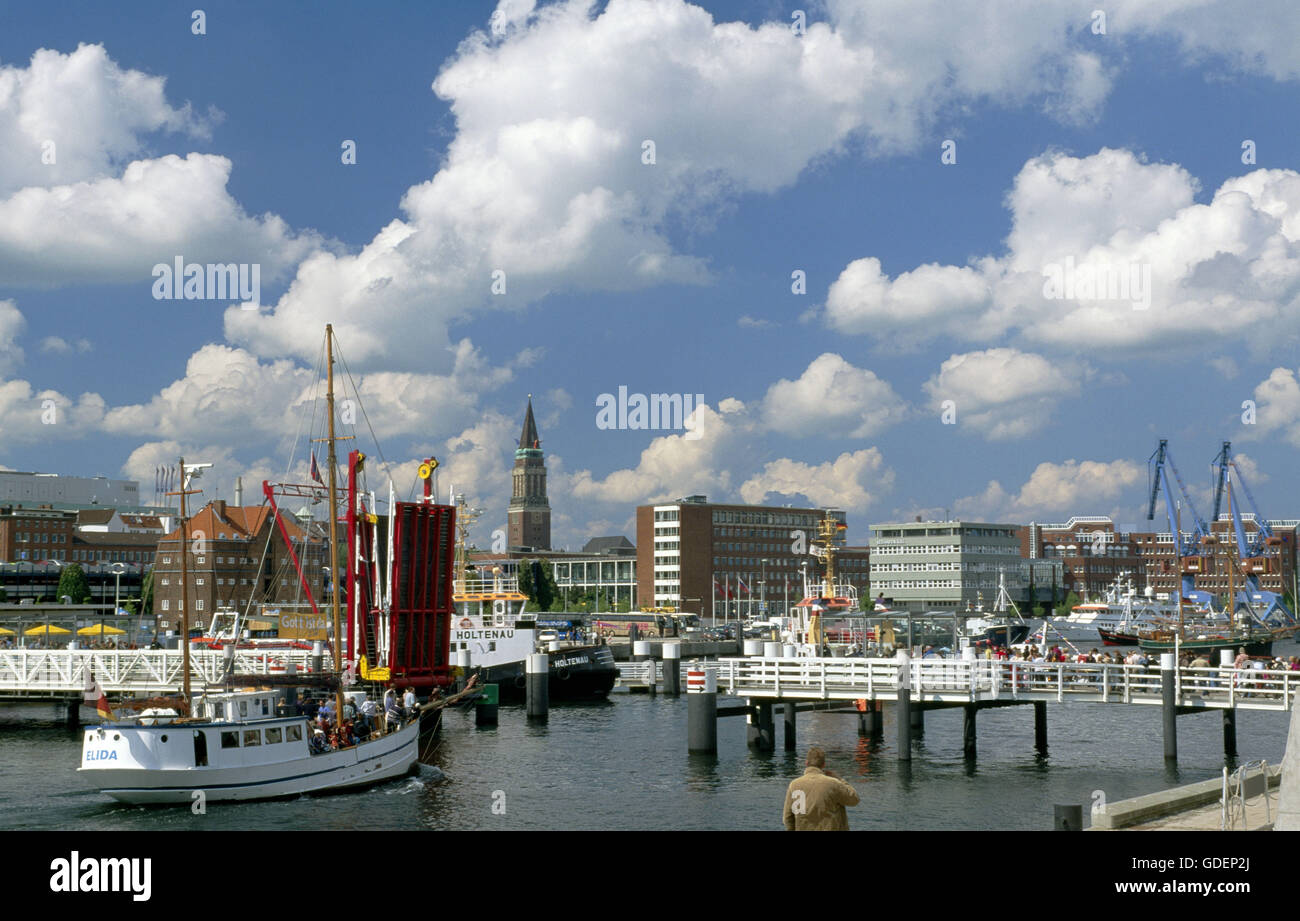 Harbour of Kiel, Schleswig-Holstein, Germany Stock Photo - Alamy
