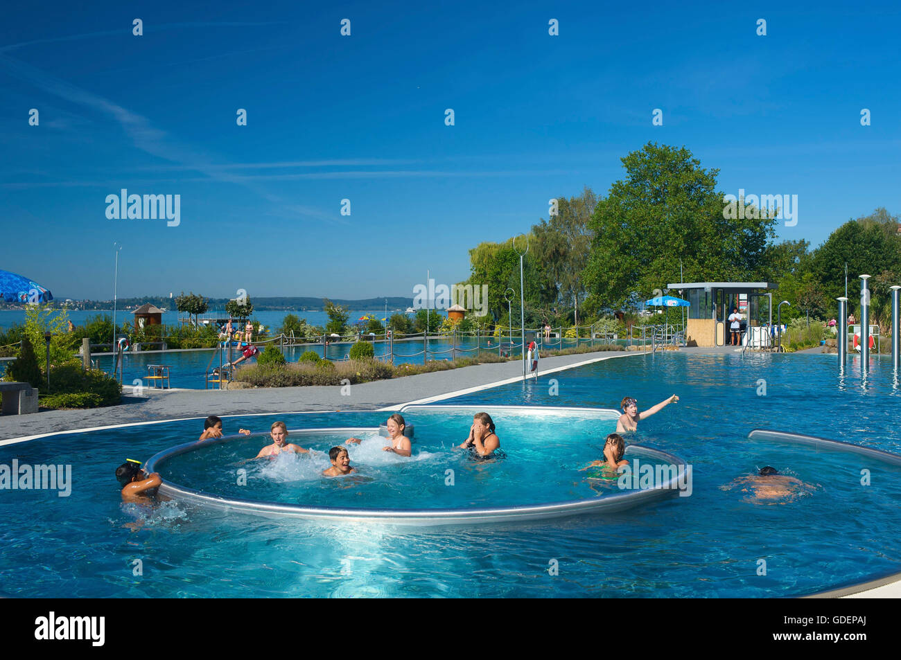 Open air bath in meersburg hi-res stock photography and images - Alamy