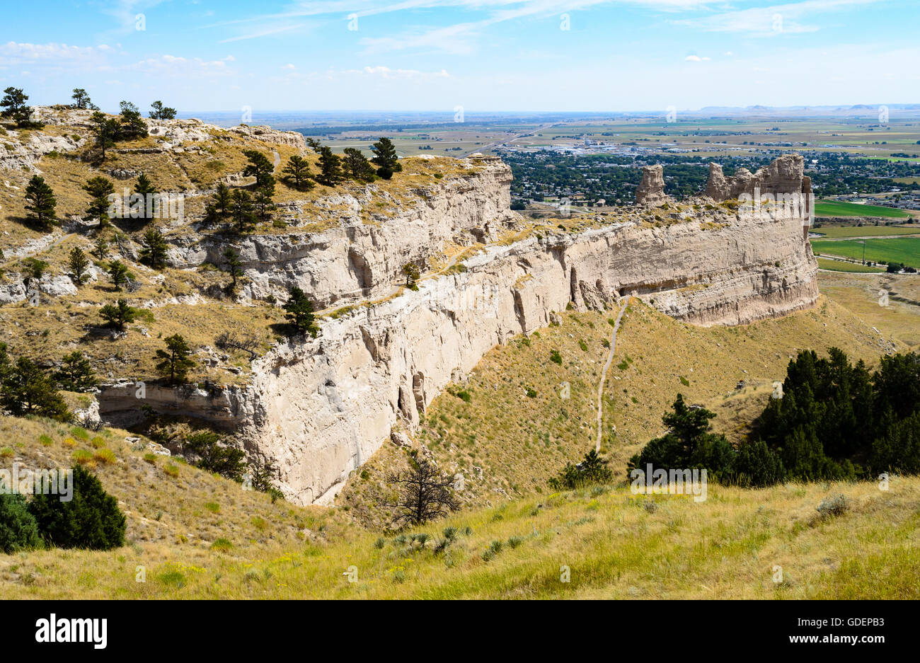 Scotts Bluff National Monument Stock Photo - Alamy