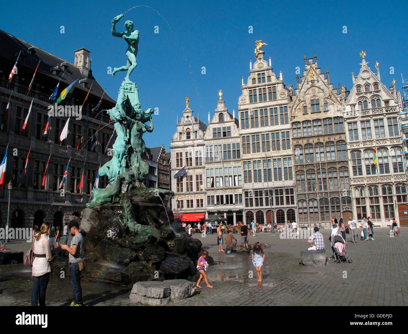 Grote markt antwerp hi-res stock photography and images - Alamy