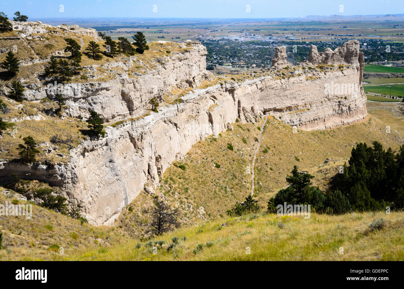 Scotts Bluff National Monument Stock Photo - Alamy