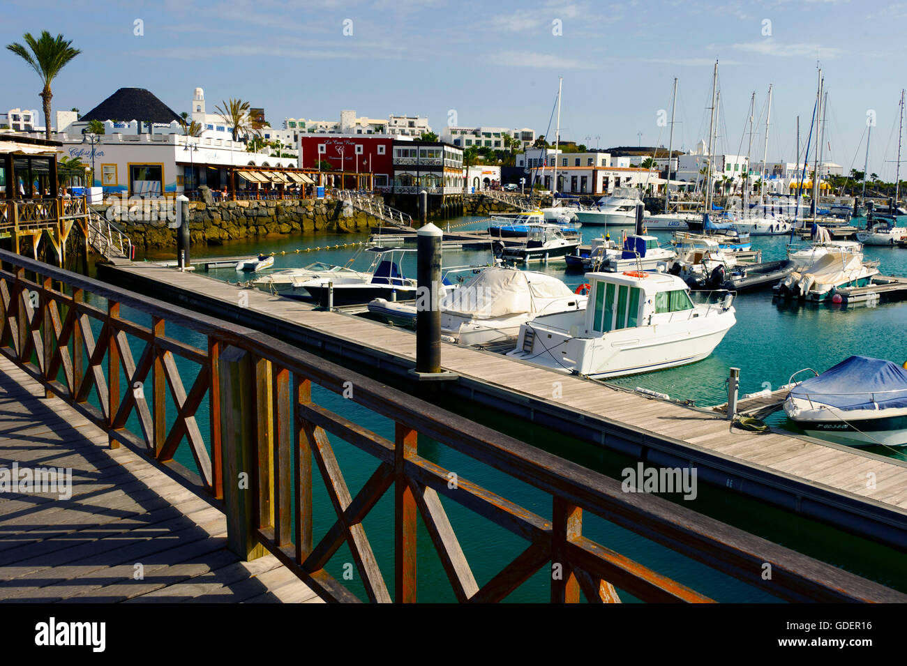Harbour, Marina Rubicon, Playa Blanca, Lanzarote, Canary Islands ...