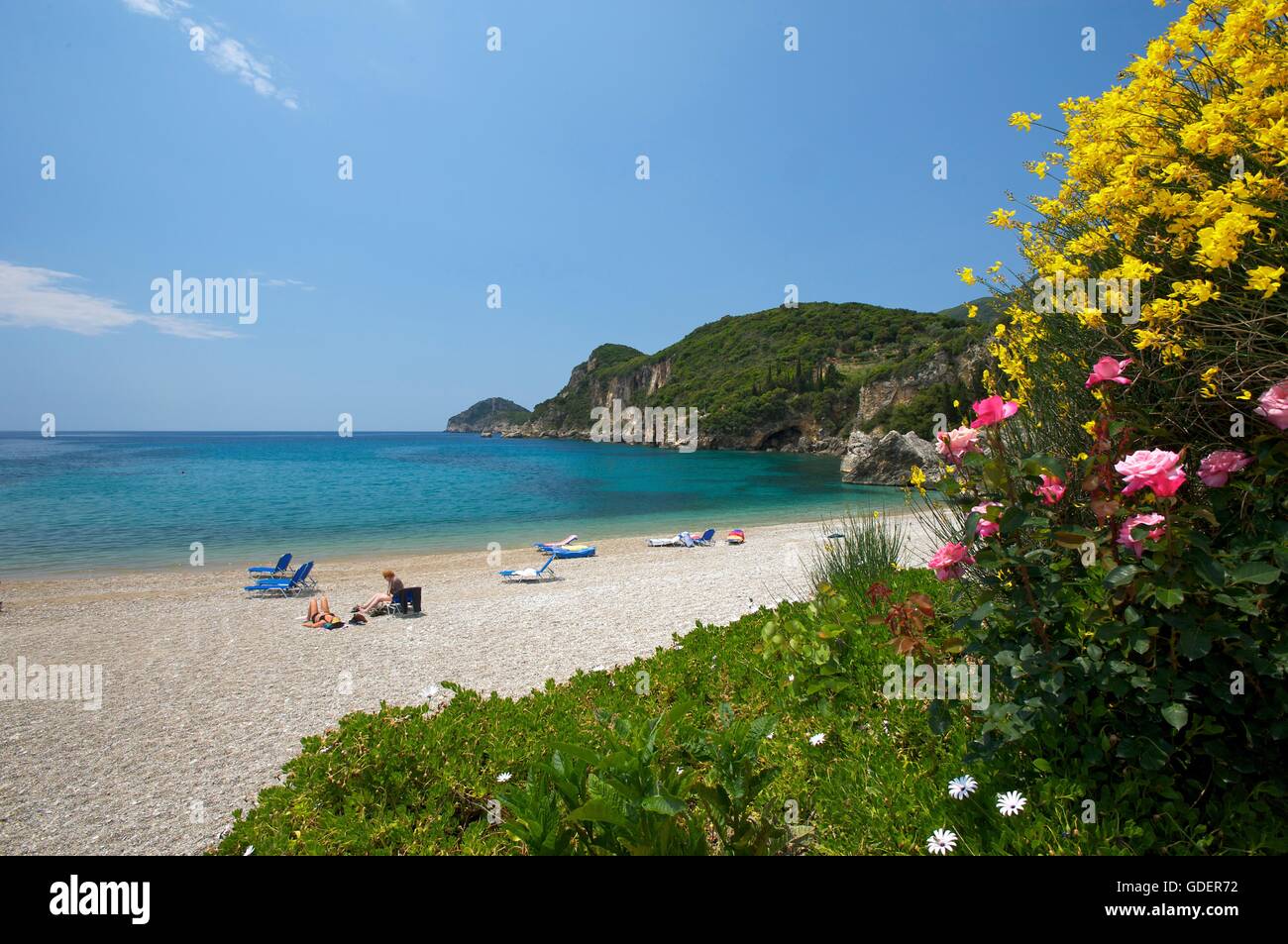 Liapades Beach, Corfu, Ionian Islands, Greece Stock Photo - Alamy