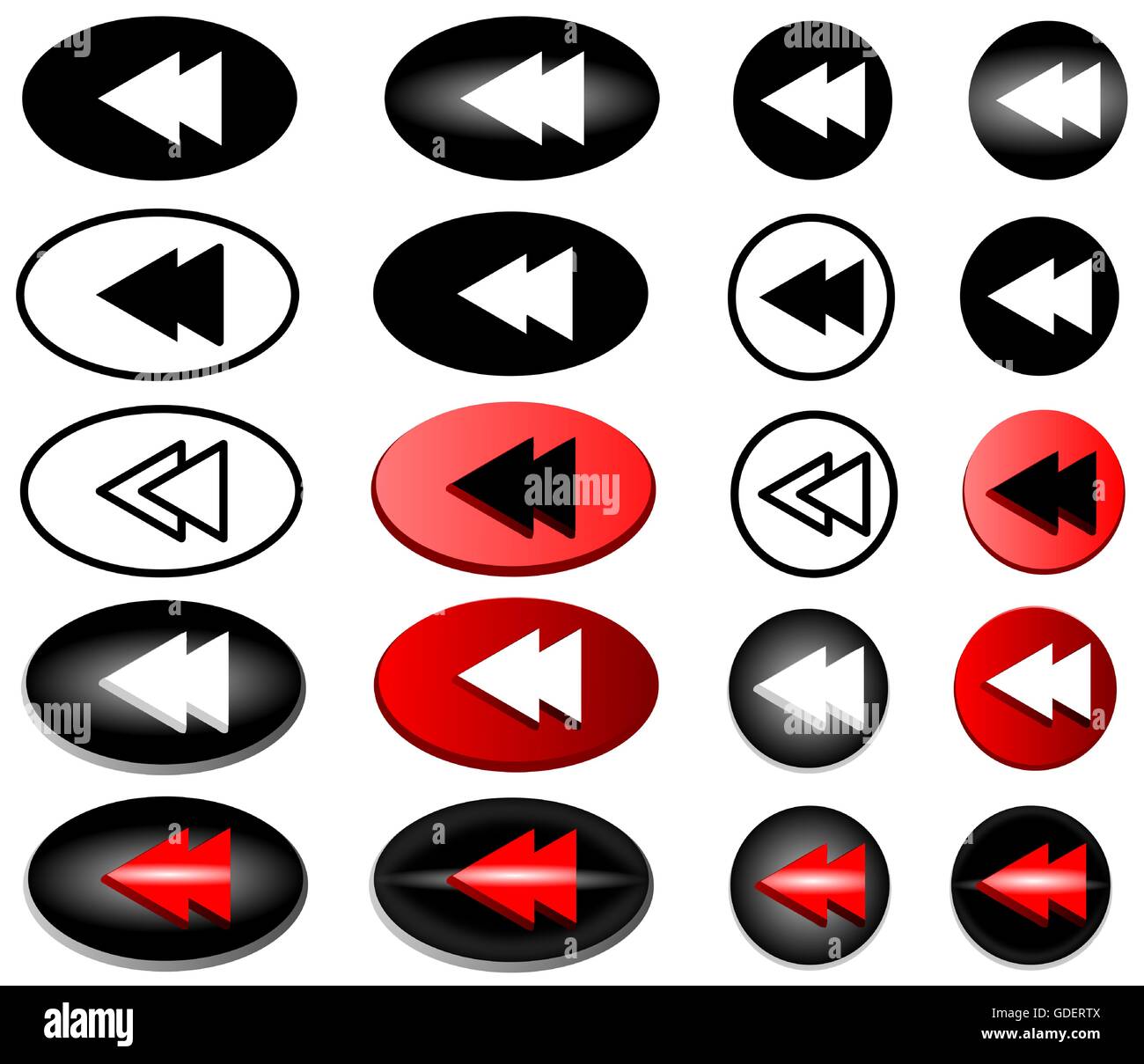 previous web icon, backward icon -button , back, backward, vector icon ...