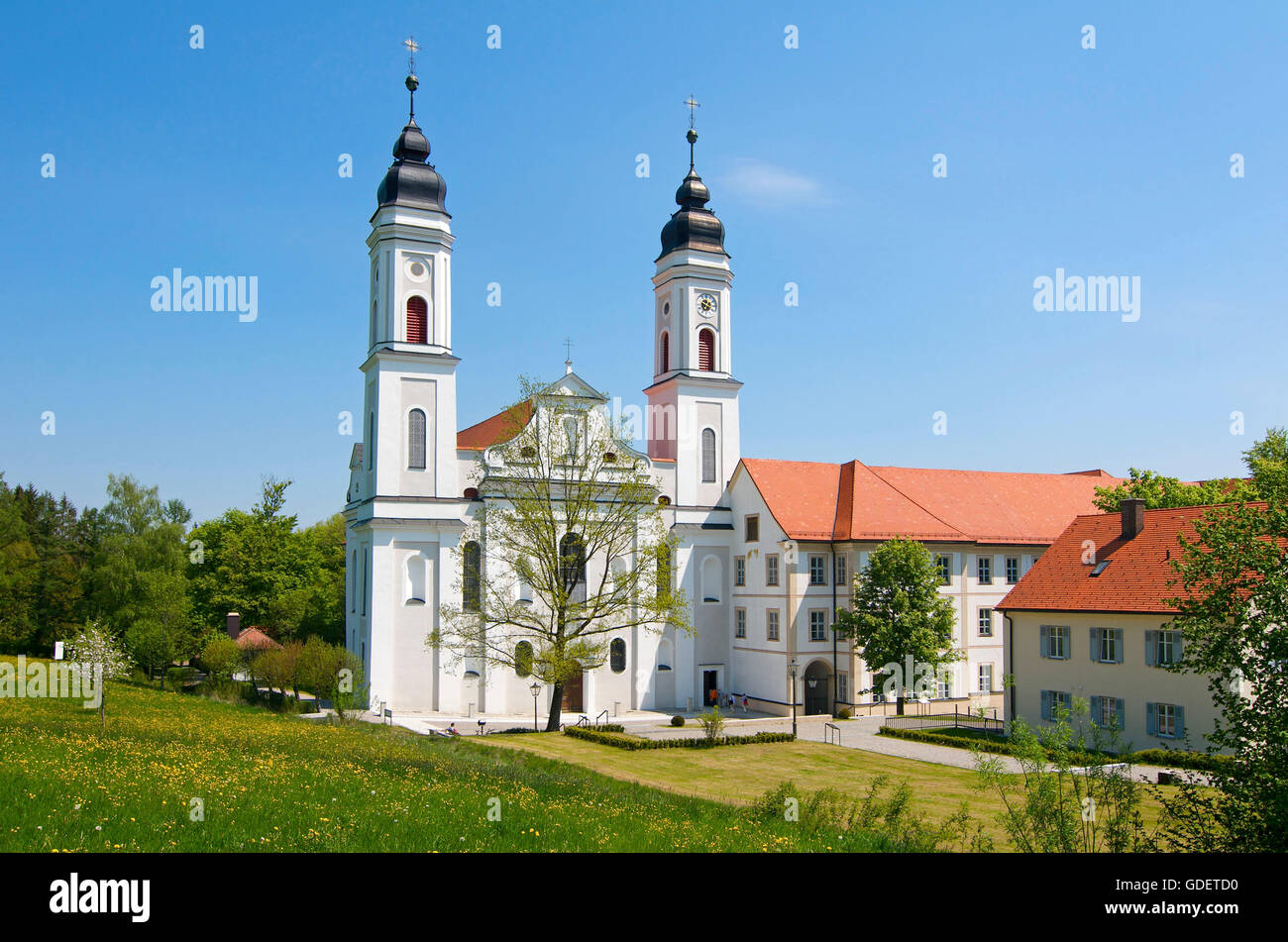 Irsee Monastery, Allgaeu, Bavaria, Germany Stock Photo - Alamy