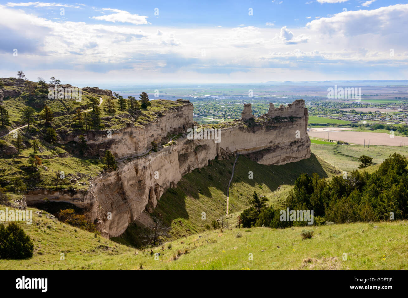 Scotts Bluff National Monument Stock Photo - Alamy