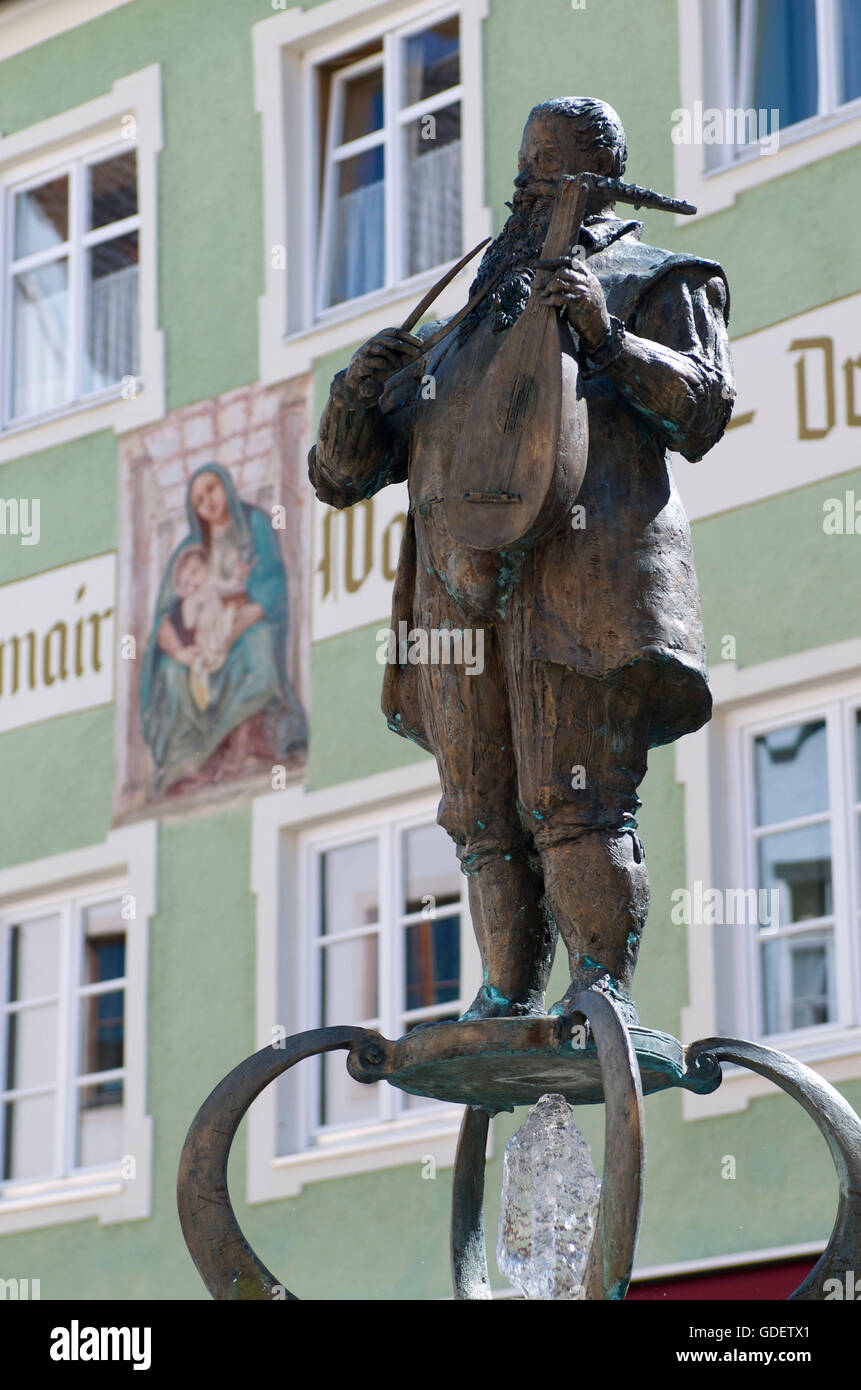 Old Town, Fuessen, Allgaeu, Bavaria, Germany Stock Photo - Alamy