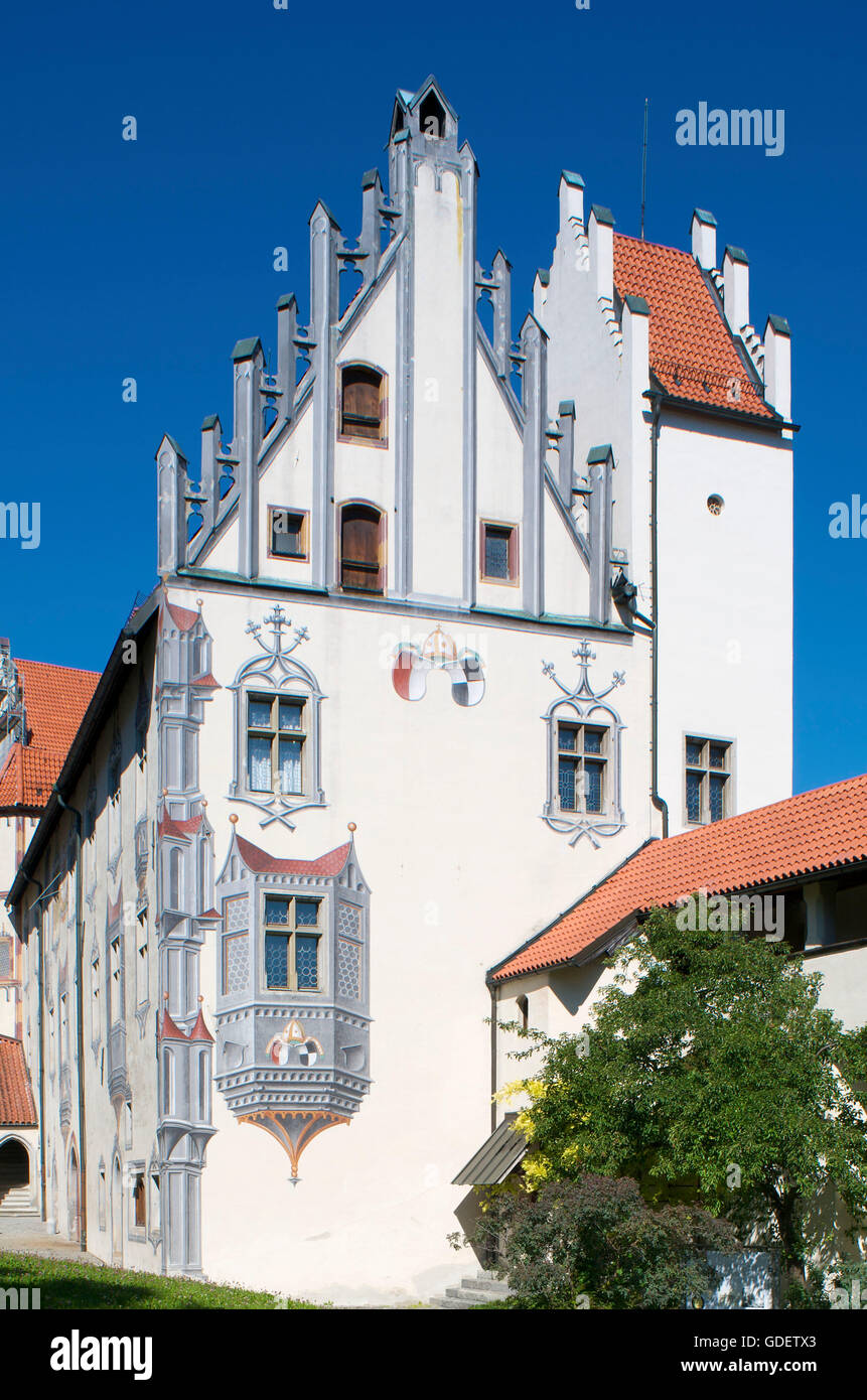 Old Town, Fuessen, Allgaeu, Bavaria, Germany Stock Photo - Alamy