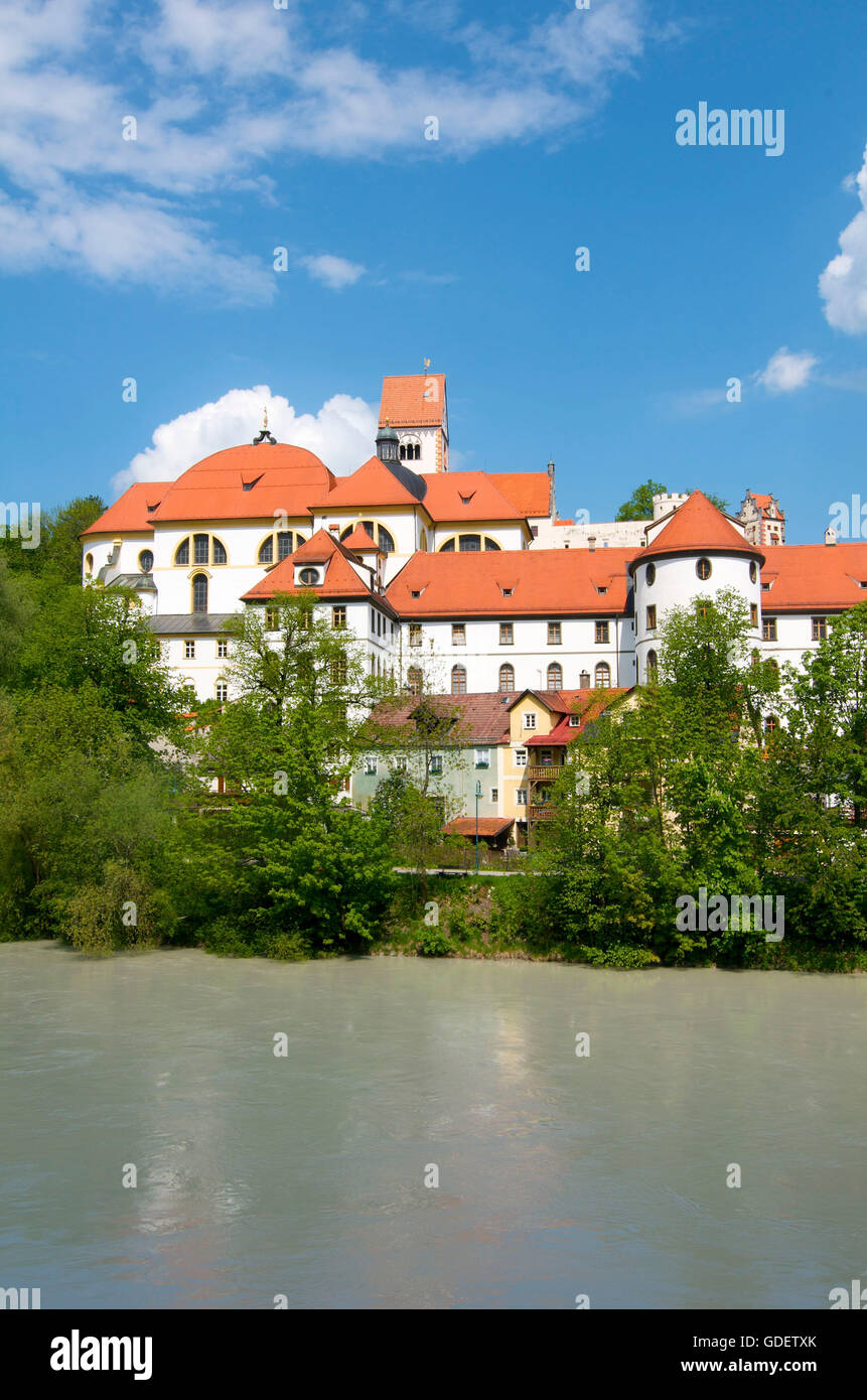 Old Town, Fuessen, Allgaeu, Bavaria, Germany Stock Photo - Alamy