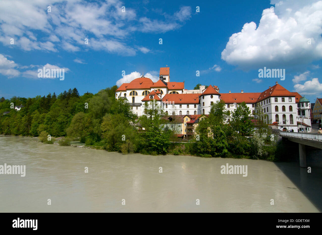 Old Town, Fuessen, Allgaeu, Bavaria, Germany Stock Photo - Alamy