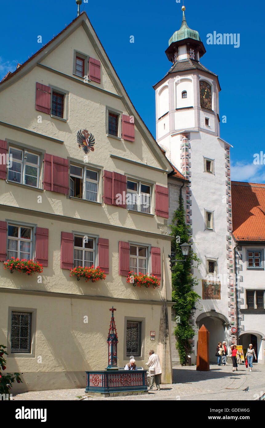 Townhall in the old town of wangen hi-res stock photography and images ...