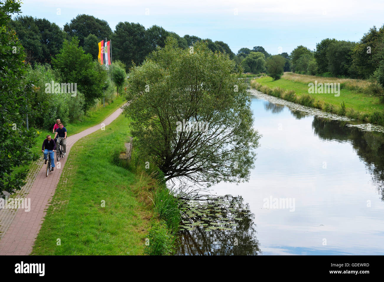 River vechte nordhorn lower germany hi-res stock photography and images ...
