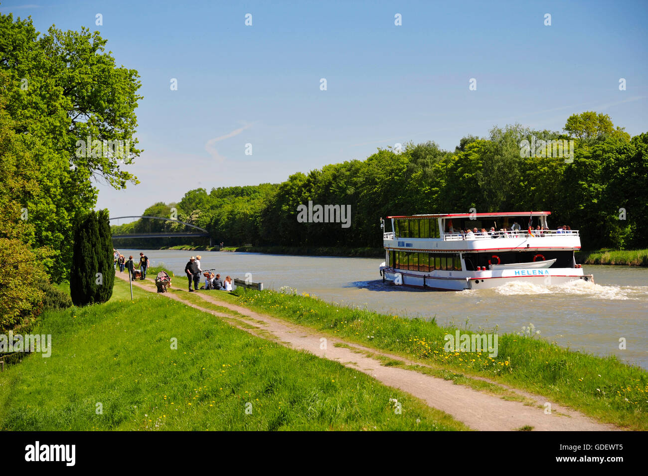 Mittellandkanal, Bad Essen, Lower Saxony, Germany / Midland Canal ...