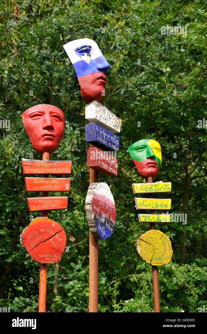 Varus battle, Museum Kalkriese, Bramsche, Lower Saxony, Germany Stock ...