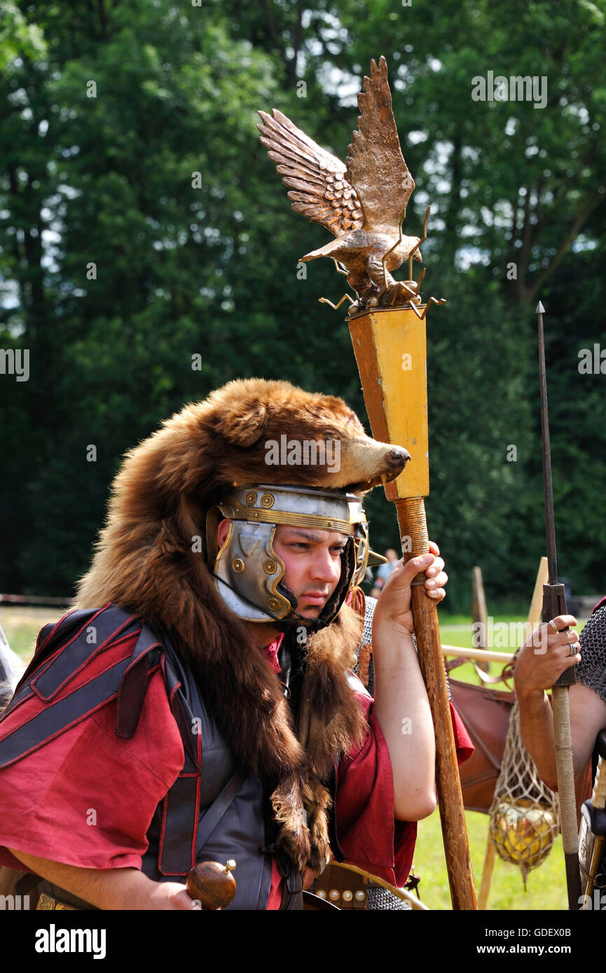 Varus battle, Museum Kalkriese, Bramsche, Lower Saxony, Germany Stock ...