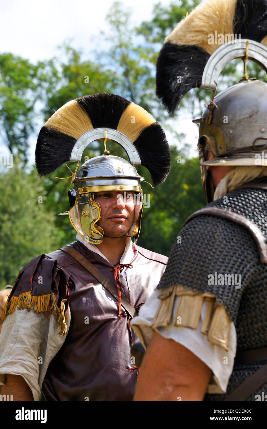 Varus battle, Museum Kalkriese, Bramsche, Lower Saxony, Germany Stock ...