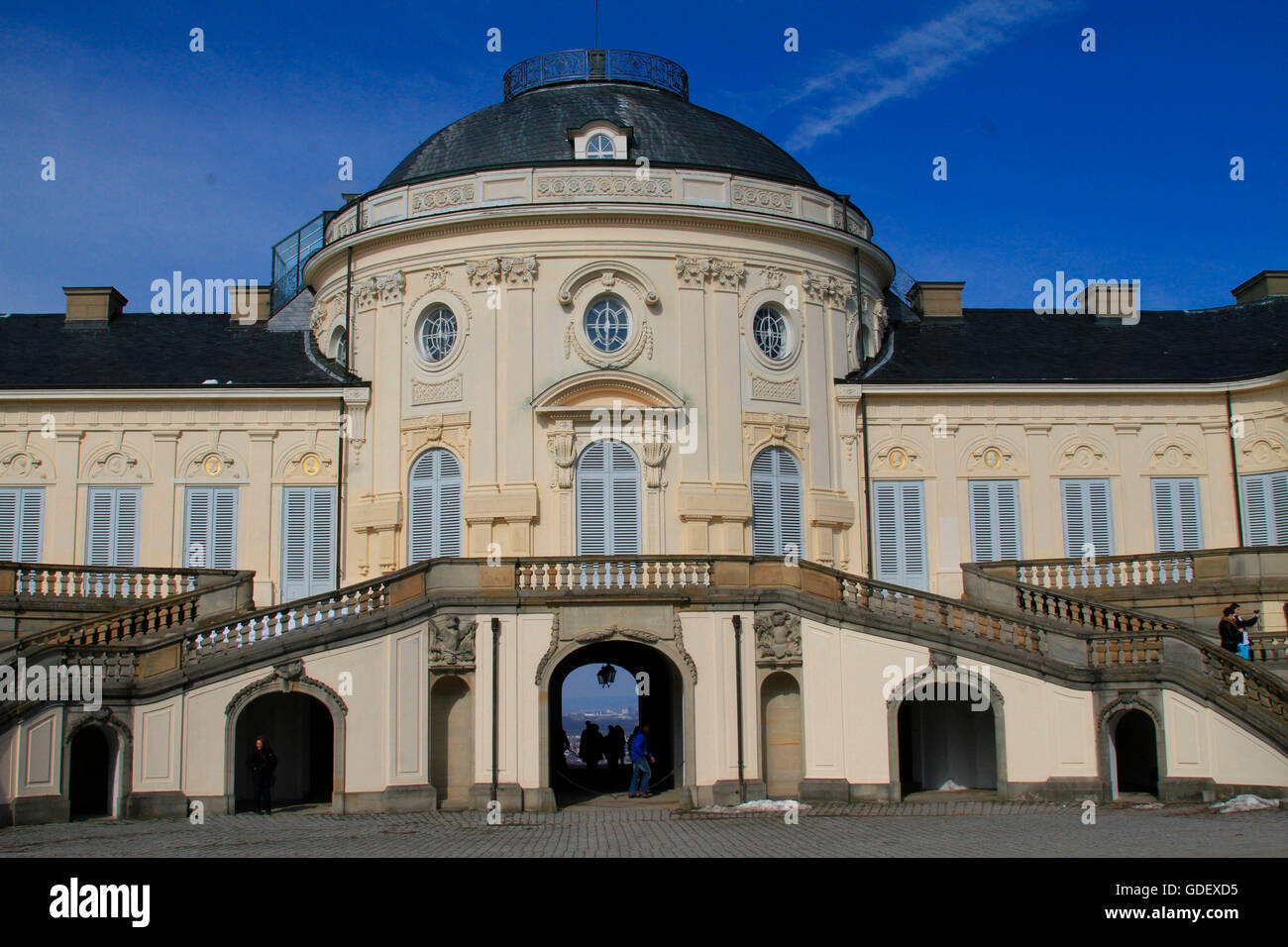 Castle Solitude, Stuttgart, Baden-Wurttemberg, Germany Stock Photo - Alamy