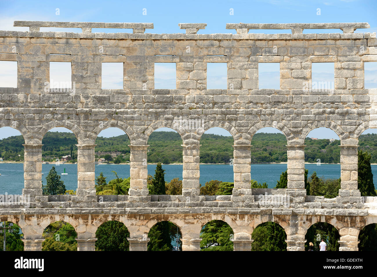 Pula amphitheater hi-res stock photography and images - Alamy