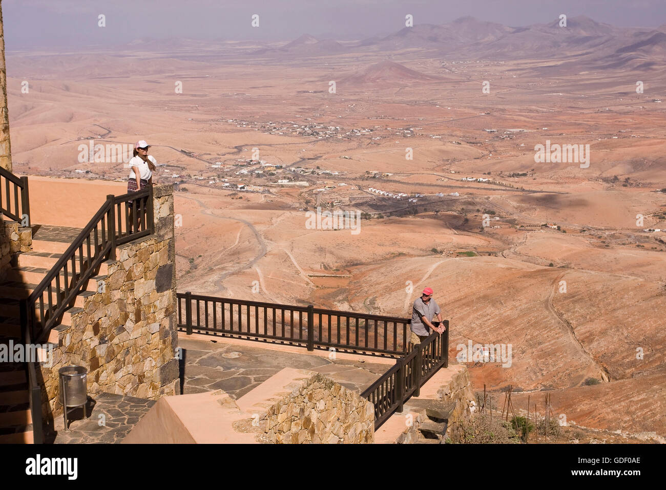 View from viewpoint Mirador Morro Velosa to Valle de Santa Ines ...