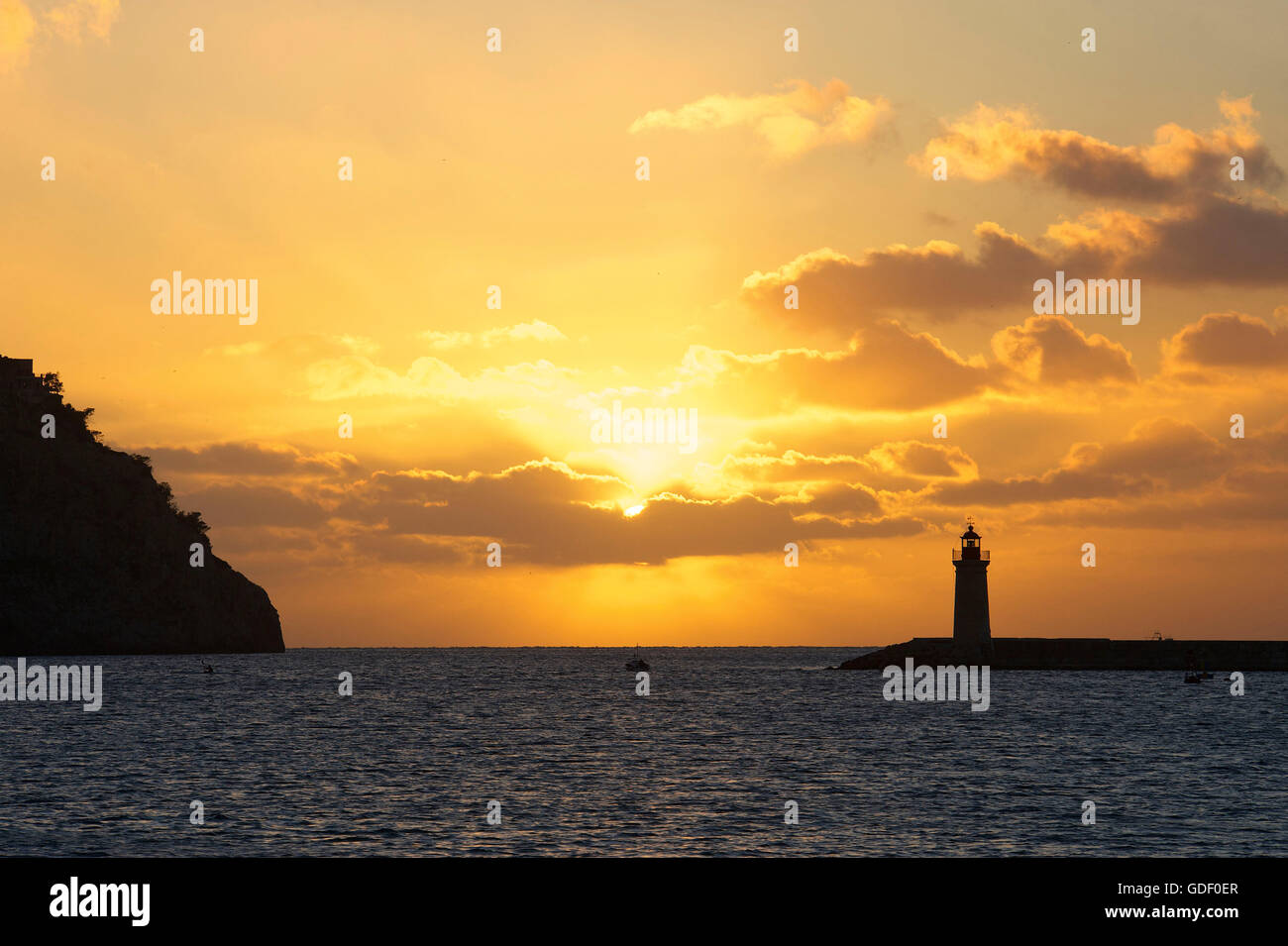 Lighthouse near Port d?Andratx, Majorca, Balearics, Spain Stock Photo ...