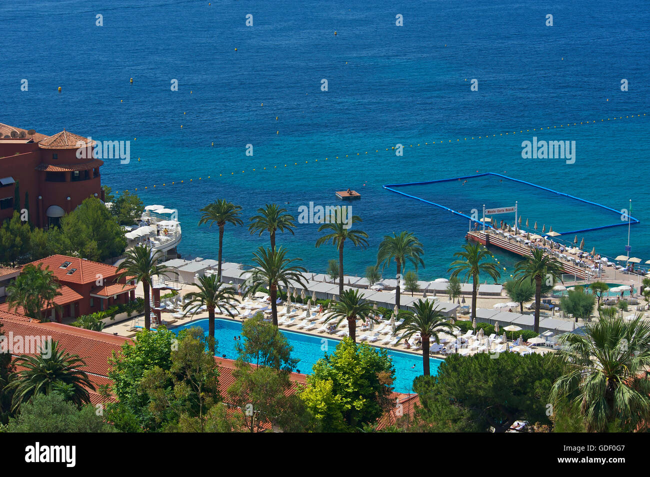 Monte Carlo Beach Hotel, Monte Carlo, French Riviera, France Stock ...