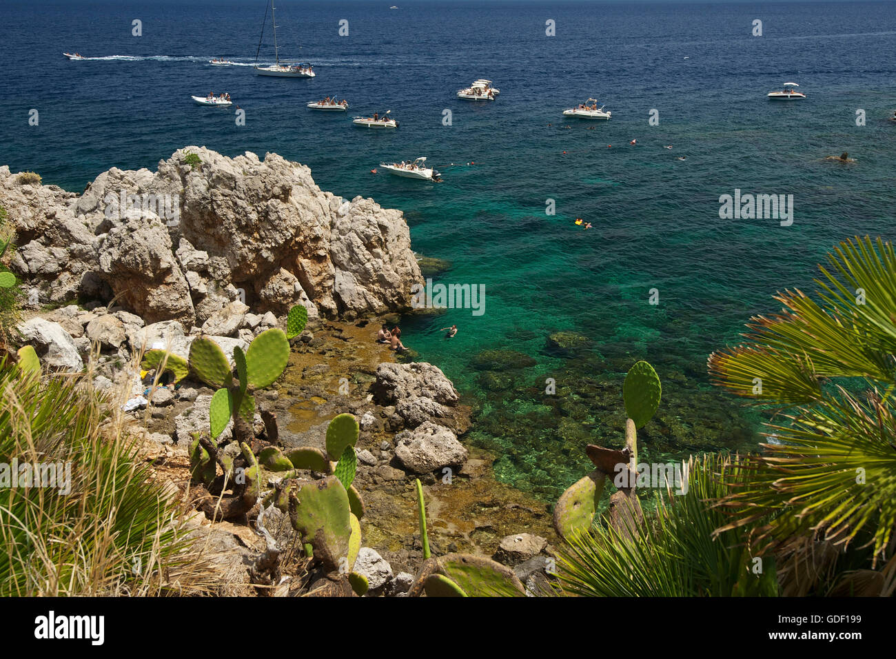 Beach, Riserva Naturale dello Zingaro, San Vito lo Capo, Sicily, Italy ...