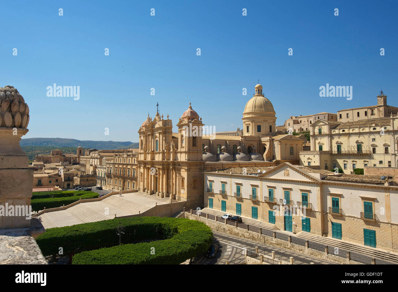 San Nicolo Cathedral, Noto, Val di Noto, Sicily, Italy Stock Photo - Alamy