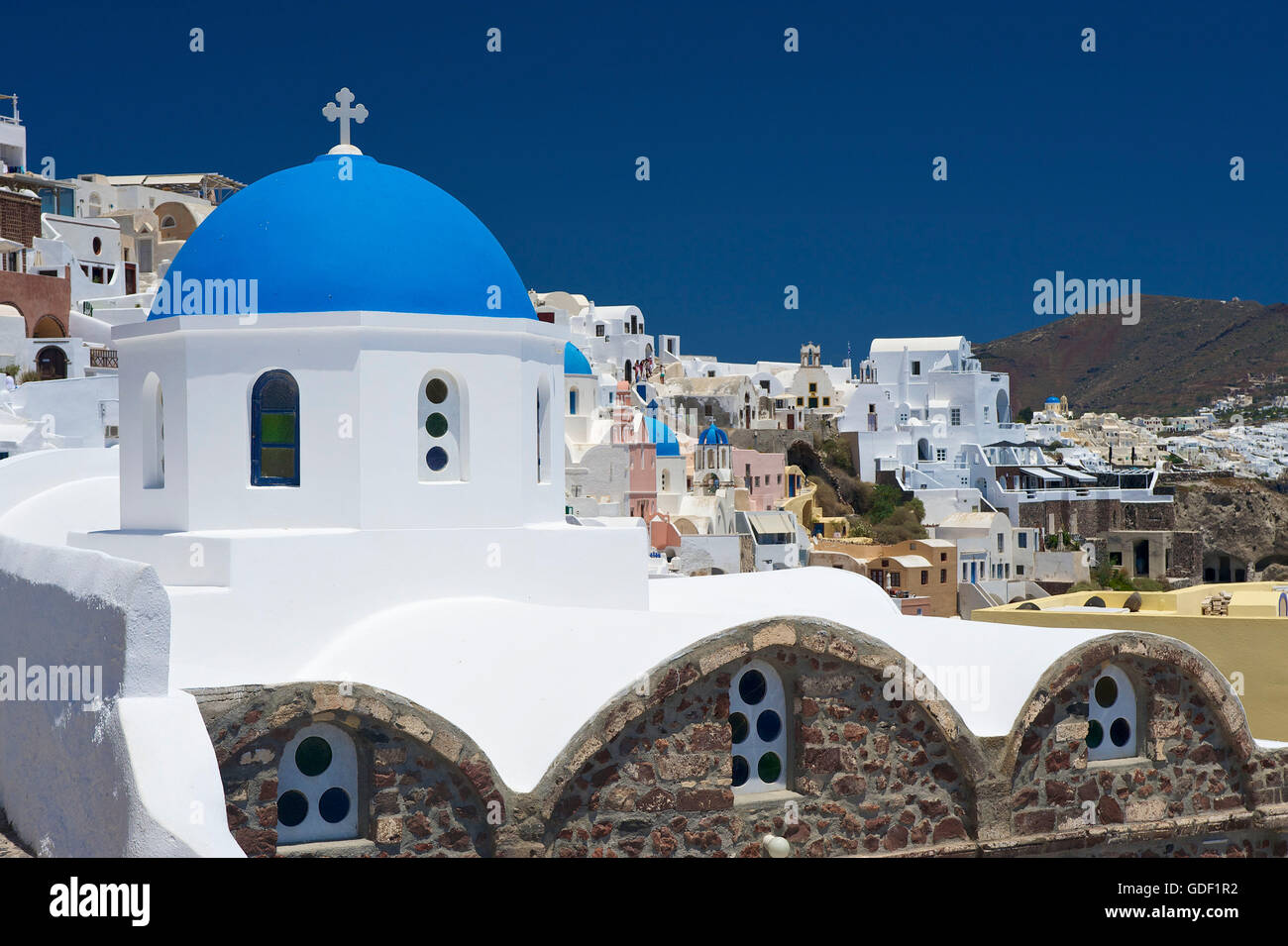 Church in Oia, Santorini, Cyclades, Greece Stock Photo - Alamy