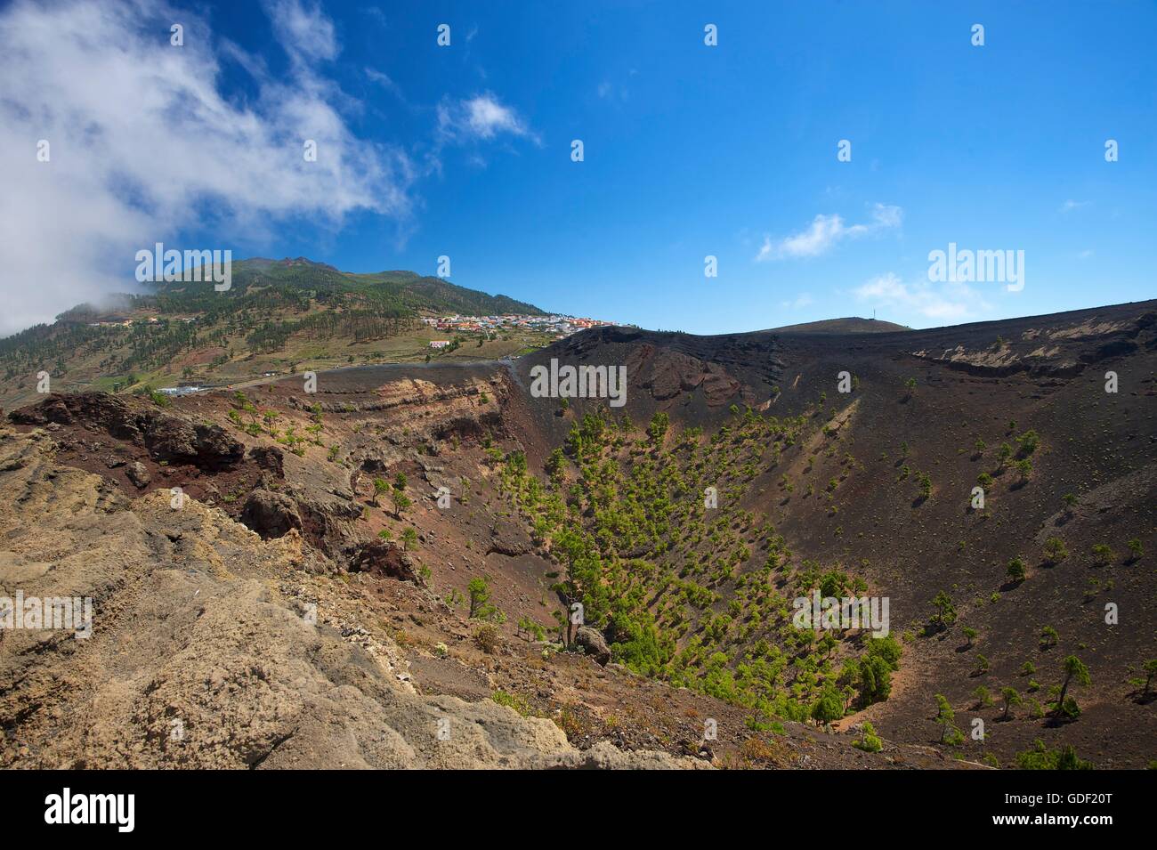 Vulcano San Antonio in the Monumento Natural de los Volcanes de ...