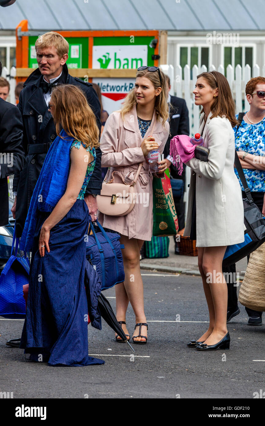 Young Opera Fans Arrive At Lewes Station En Route To Glyndebourne Opera ...