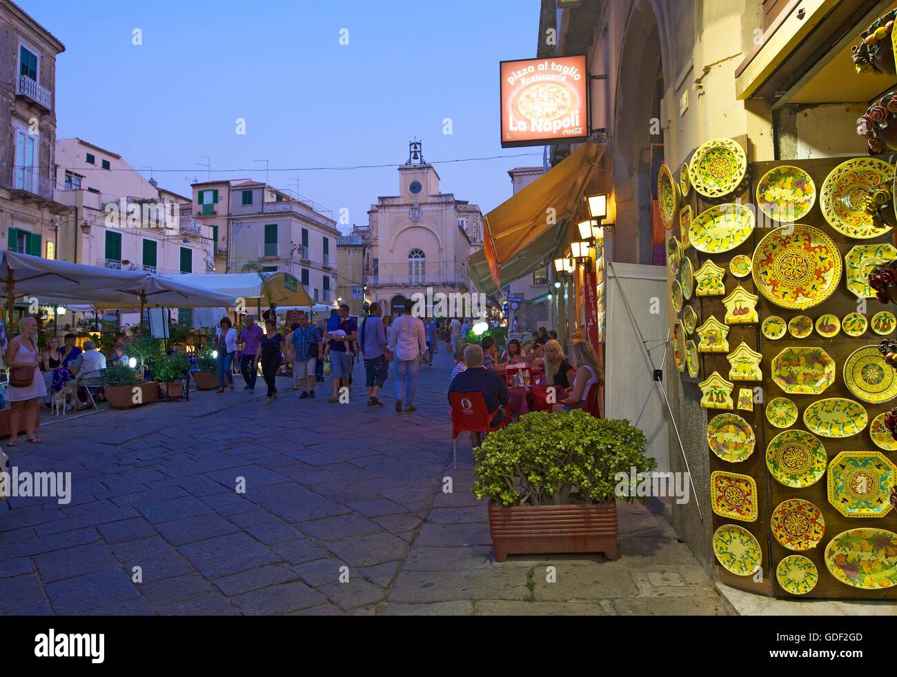 Old Town, Tropea, Calabria, Italy Stock Photo - Alamy