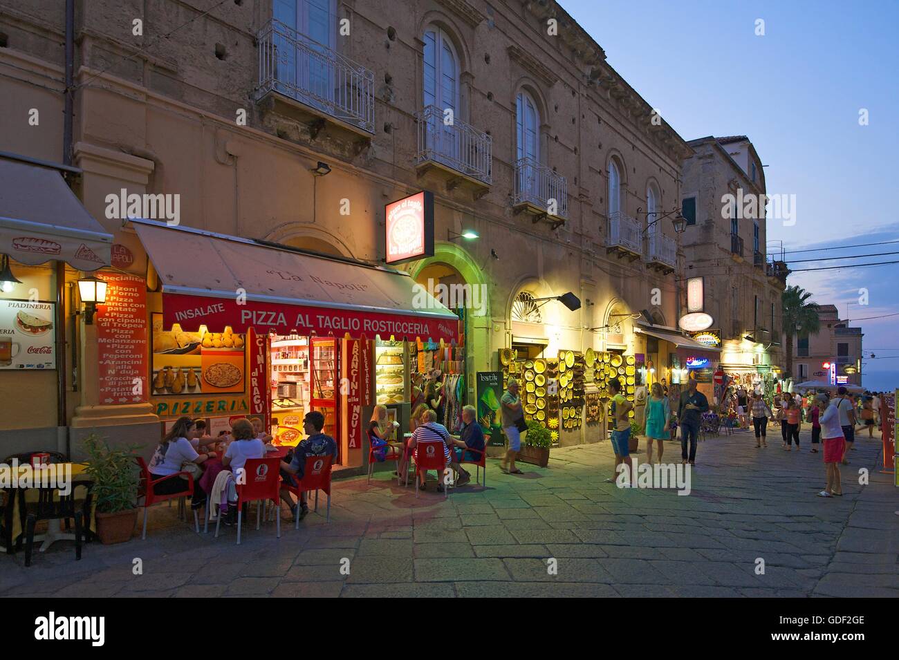 Old Town, Tropea, Calabria, Italy Stock Photo - Alamy
