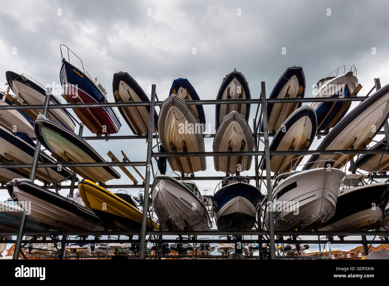 Dry stack boat storage portsmouth hi-res stock photography and images ...