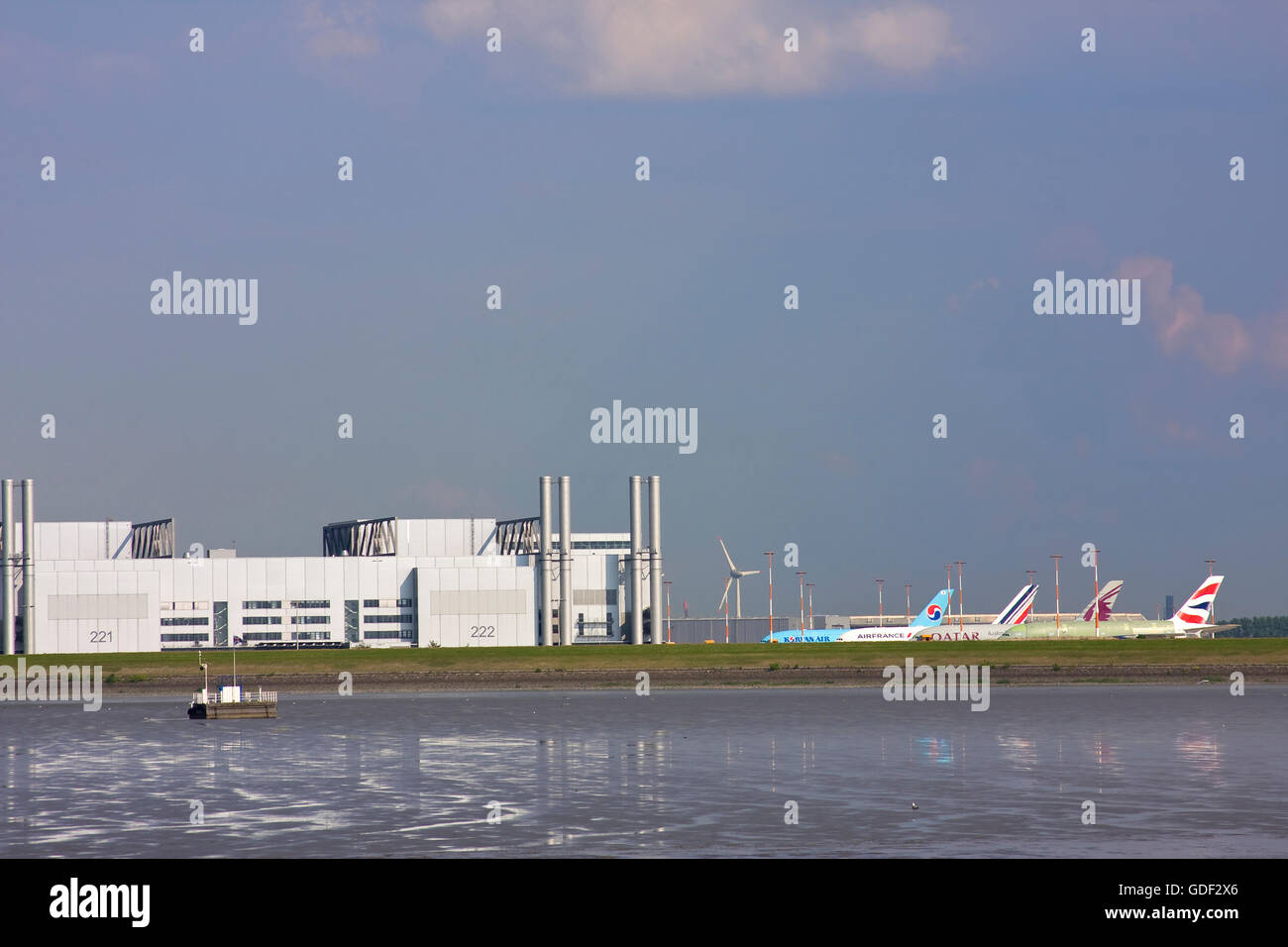 Aircraft-factory Airbus, Hamburg, Germany Stock Photo - Alamy