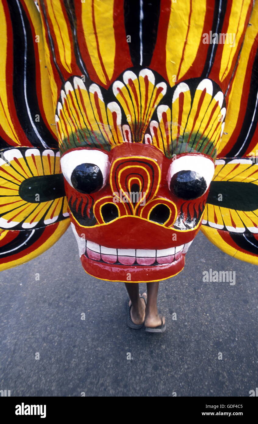 a traditional Festival in December in the town of Dalawella at the ...