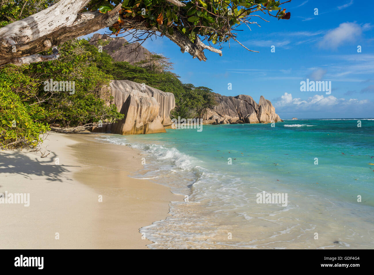 Beach Anse Source D'Argent, La Digue, Seychelles Stock Photo - Alamy