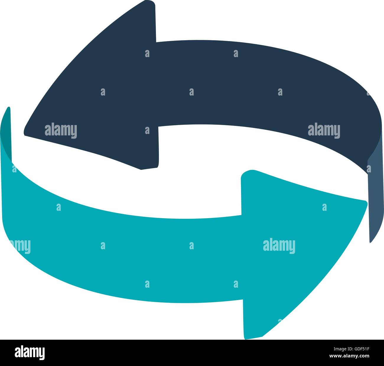 arrows pointing opposite ways icon Stock Vector Image & Art - Alamy