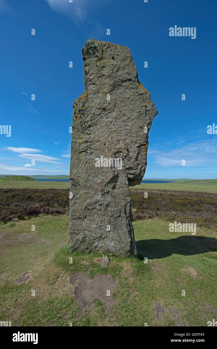 Ring of Brodgar Standing Stones, Sternness. Mainland Orkney Isles. SCO ...