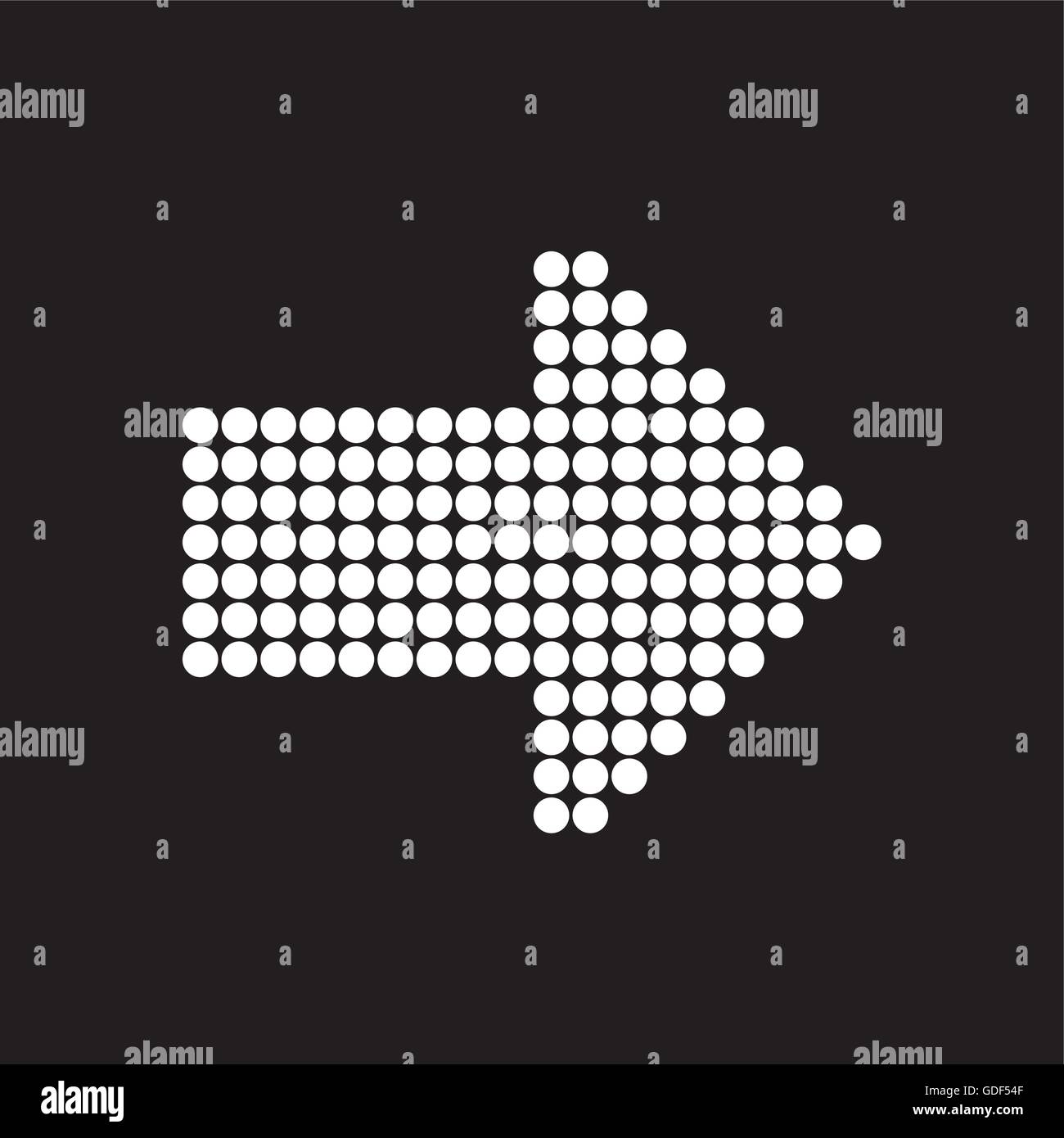 arrow pointing right icon Stock Vector Image & Art - Alamy