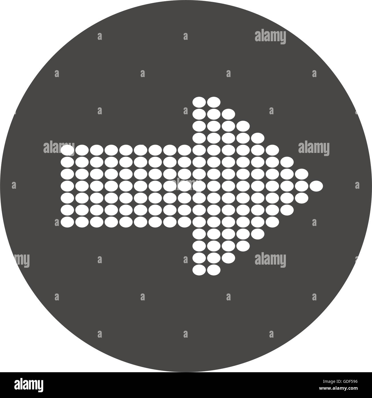 arrow pointing right icon Stock Vector Image & Art - Alamy