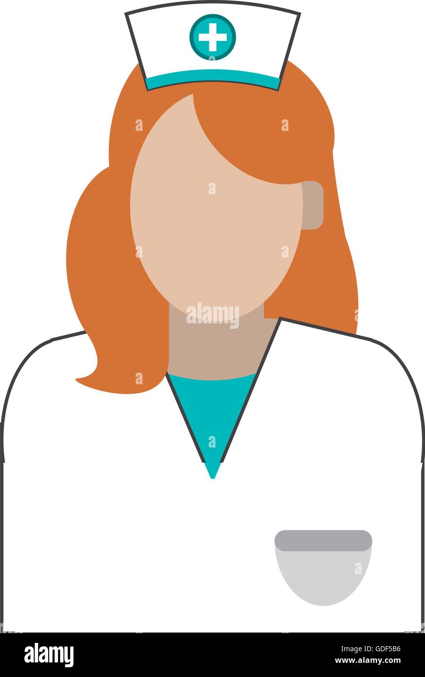 female nurse icon Stock Vector Image & Art - Alamy