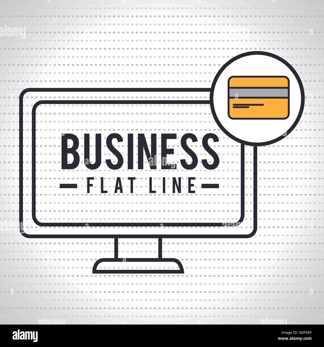 pc screen with credit card isolated icon design Stock Vector Image ...