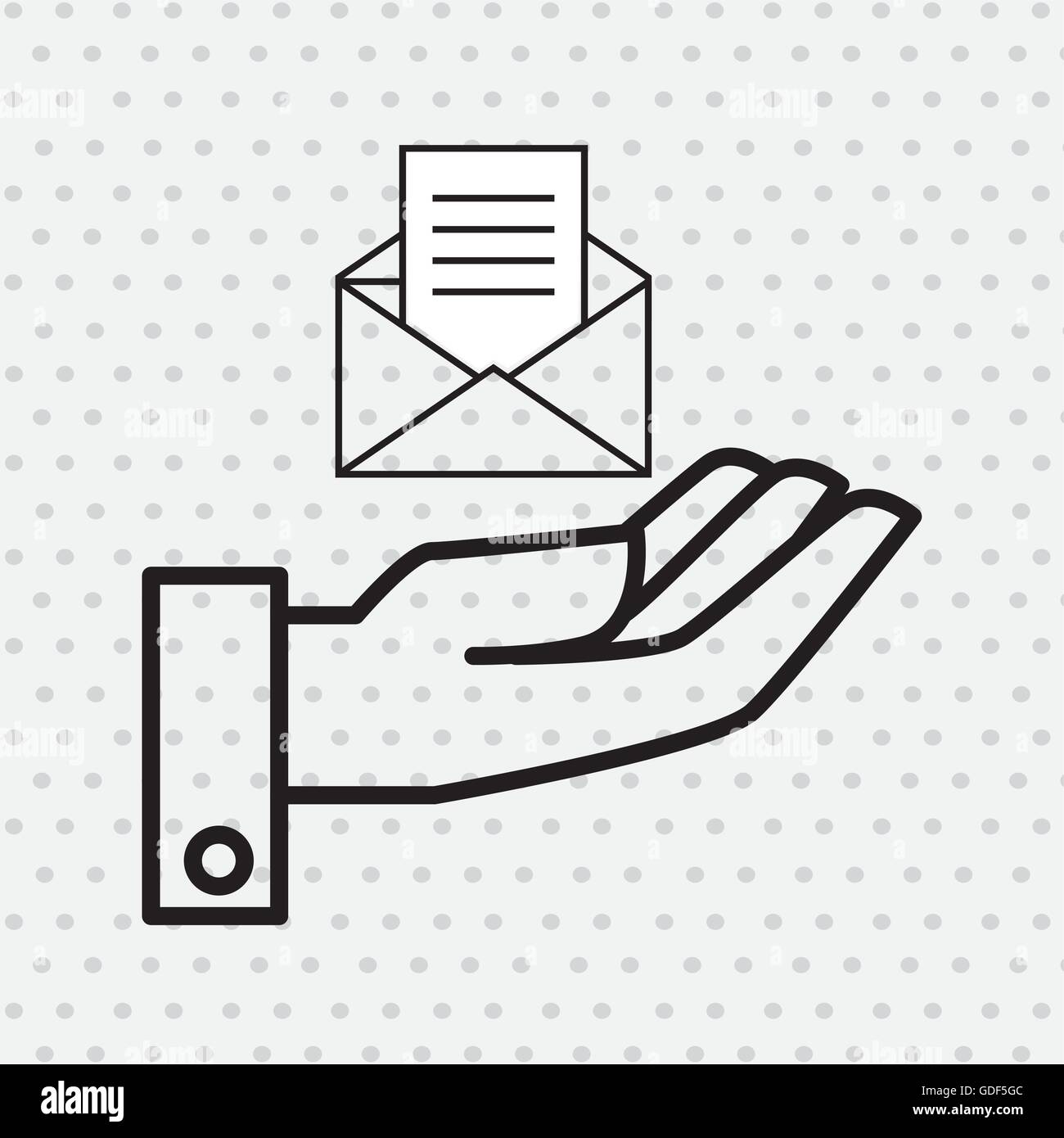 Envelope symbol handshake hi-res stock photography and images - Alamy