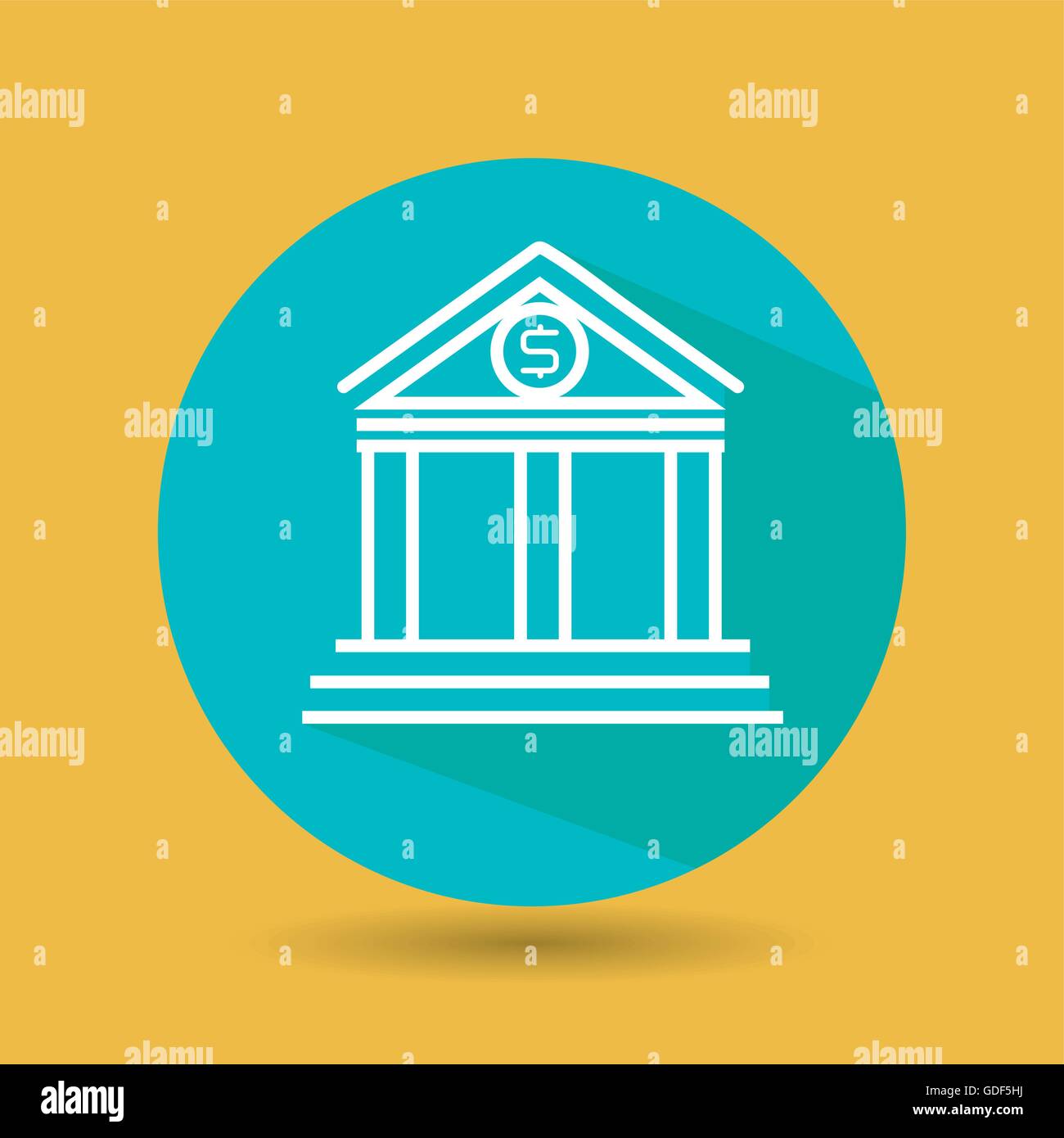 symbol of bank blue isolated icon design Stock Vector Image & Art - Alamy