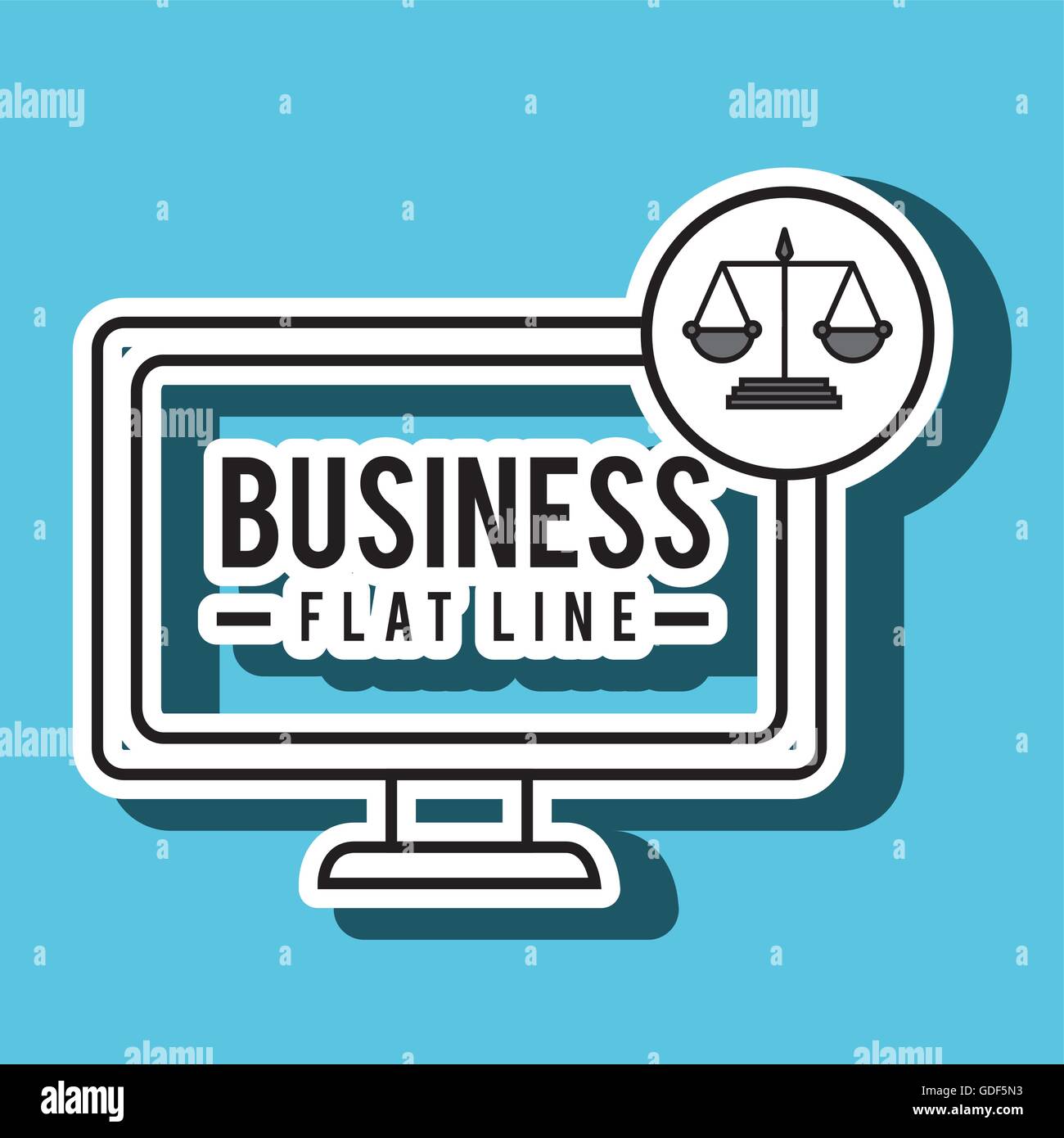 pc screen and justice isolated icon design Stock Vector Image & Art - Alamy