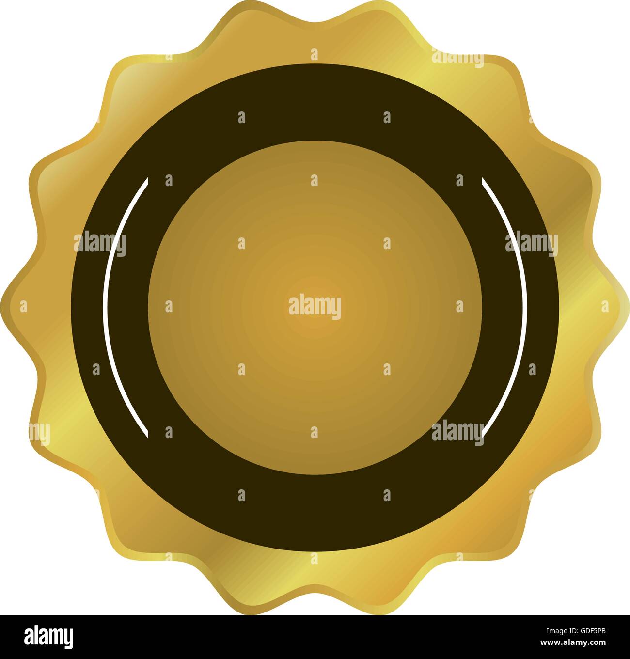 round badge icon Stock Vector Image & Art - Alamy