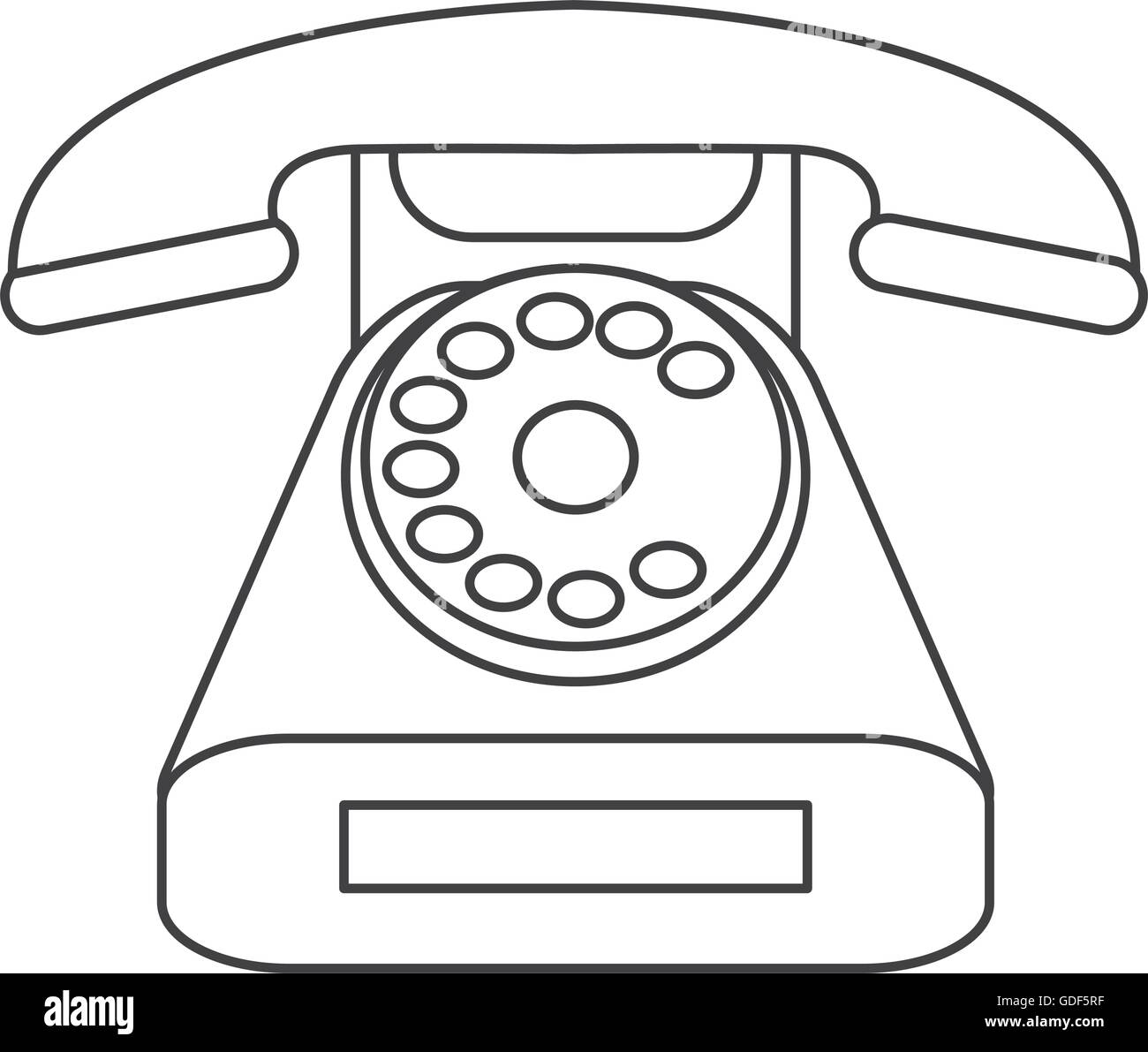rotary phone icon Stock Vector Image & Art - Alamy