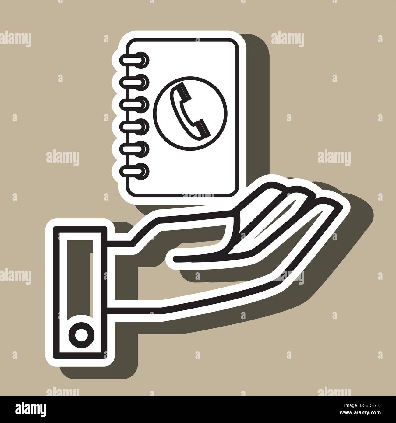 Helping hand device Stock Vector Images - Alamy