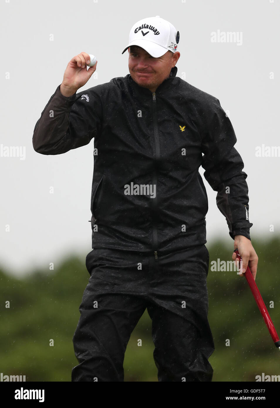 England's James Morrison during day two of The Open Championship 2016 ...